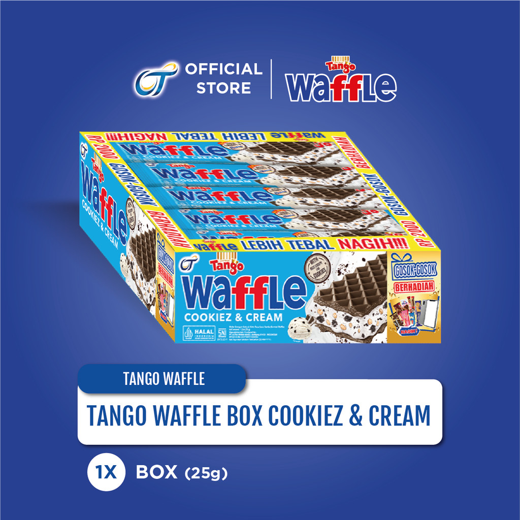 Jual [GOSOK - GOSOK BERHADIAH] Tango Waffle Cookiez & Cream 25 Gram [1 ...