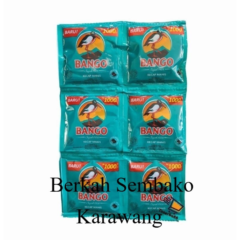 Jual Kecap Bango Sachet 1000 ( Isi 12 Sachet ) Berkah Sembako Karawang ...