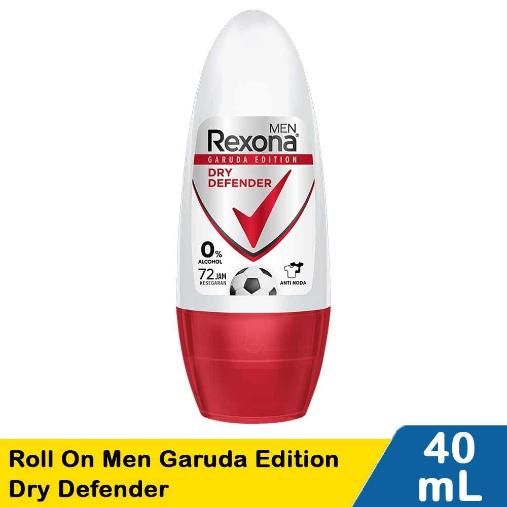 Jual REXONA DEO.ROLL ON MEN GARUDA EDITION DRY DEFENDER 40ml | Shopee ...