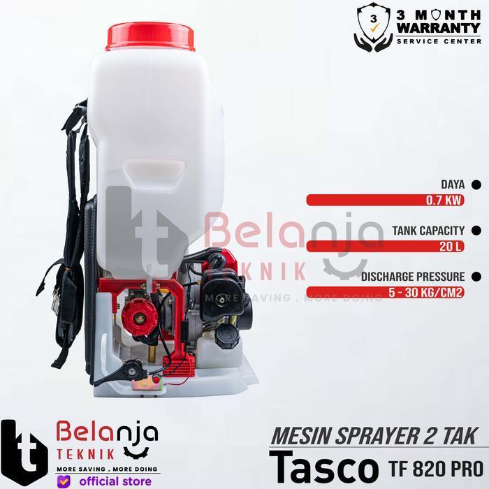 Jual Tasco Mesin Semprot Bensin Tf 820 Pro Sprayer Engine 2 Tak 20 L Tangki Air Baffel Design ...