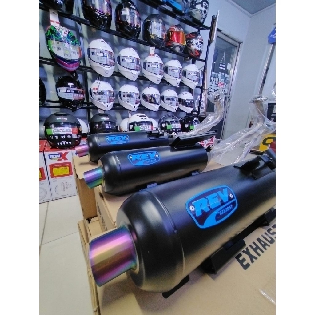 Jual rev kou pipe exhust click mio beat mio carb adv A1 REV EXHAUST ...