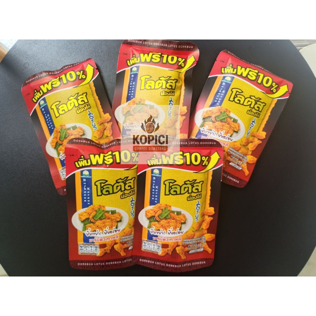Jual DorkBua Lotus Snack Stik Paha Ayam 17 gr Korean BBQ. Halal ...