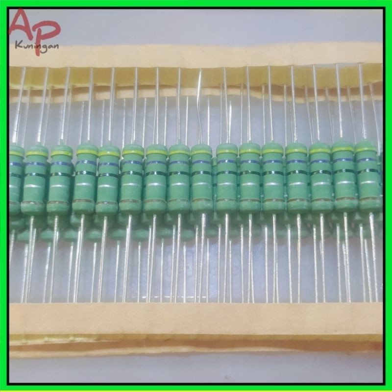 Jual 10pcs Resistor 2w 2 watt 2watt taiwan kaki tembaga 4R7 10R 47R 56R ...