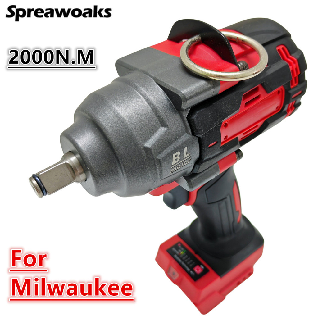 Jual For Milwaukee 18V Battery Electric Impact Wren 2000N.M High Torque ...