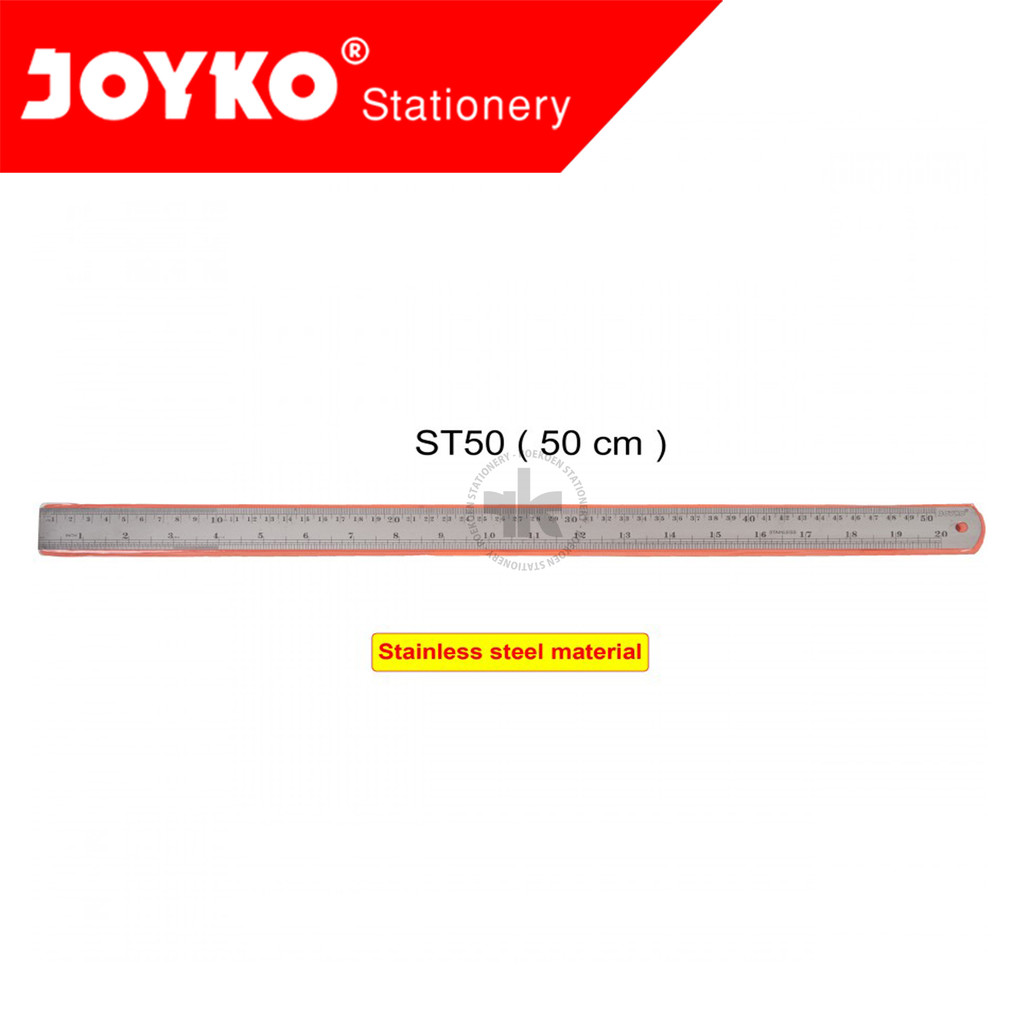 Jual Joyko Penggaris Besi 50cm Polos RL-ST50 | Shopee Indonesia