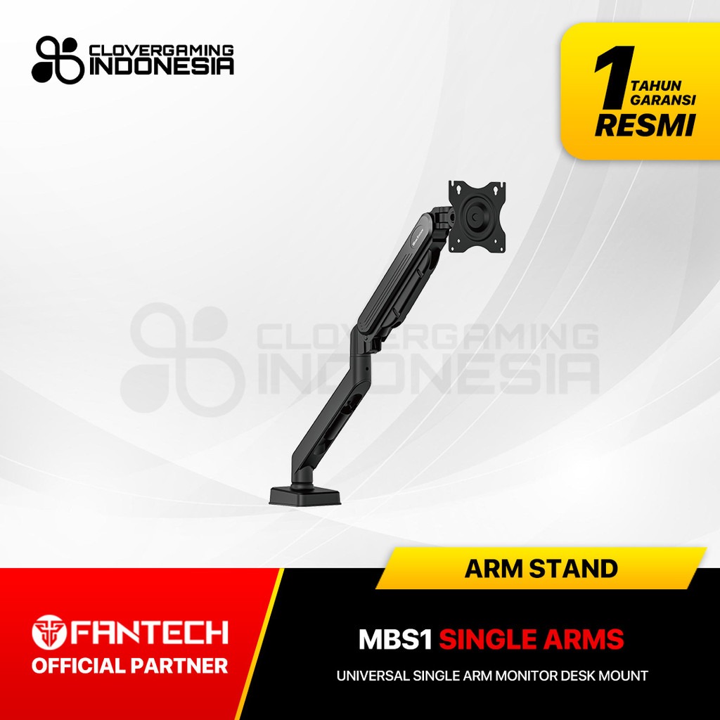 Jual Fantech MBS1 Workstation Pro Mount Single Arm Monitor Bracket Vesa ...