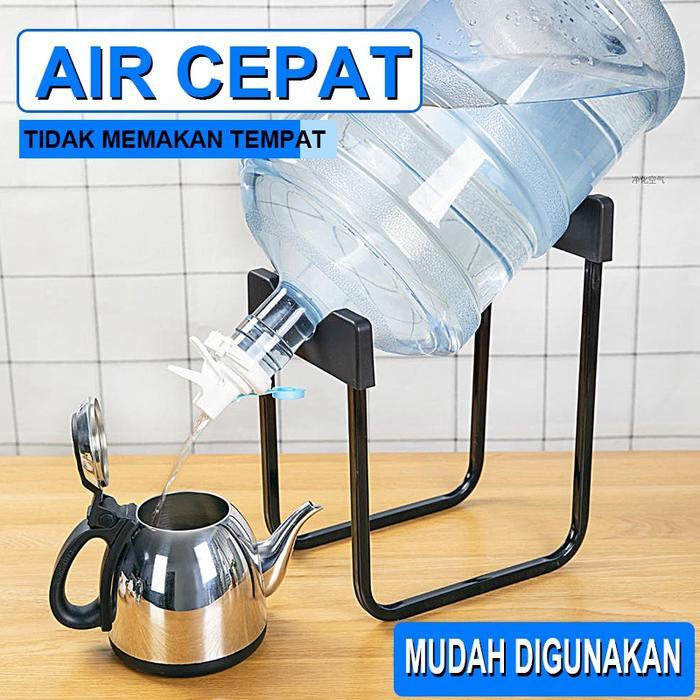 Jual Senjaa Markett Rak Galon U Model U Kran Air Minum Rack Aqua Set ...