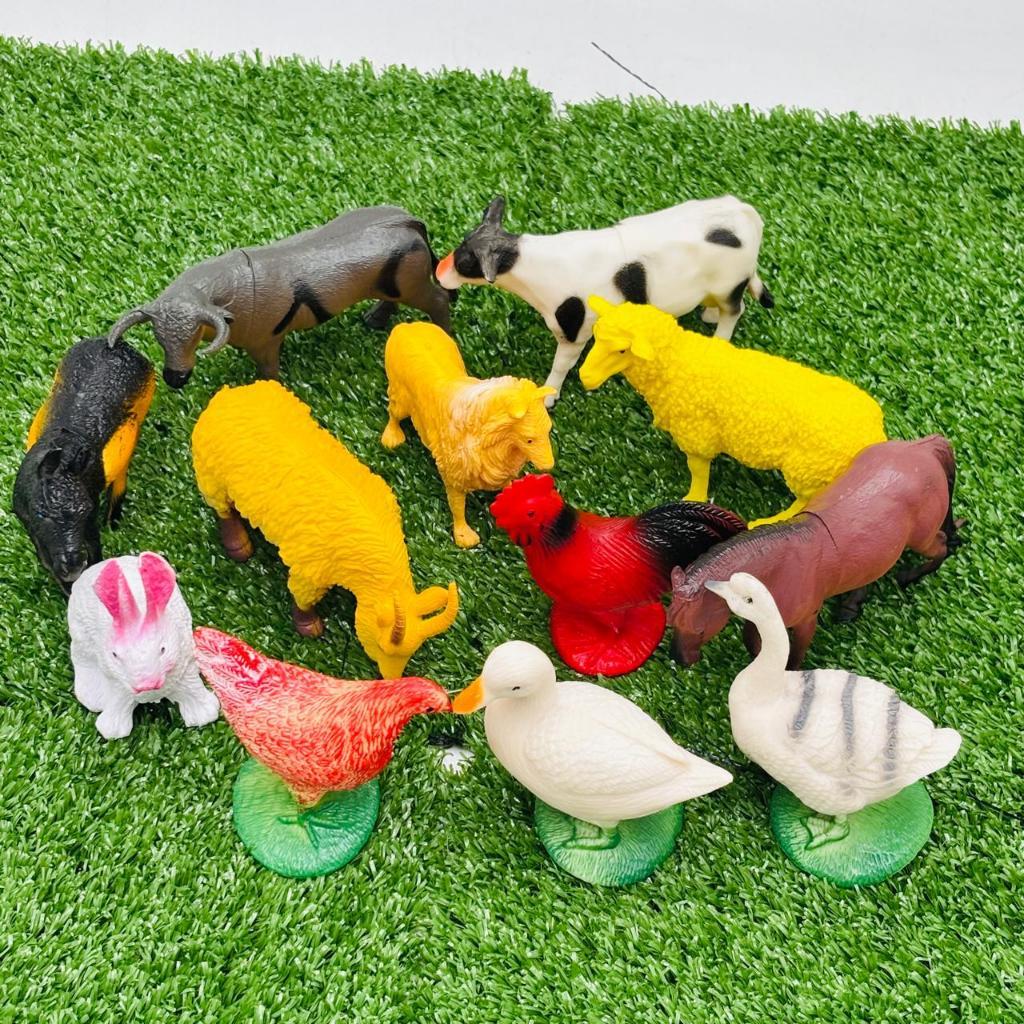 Jual GENIUS KIDS Mainan Farm Animal - Hewan Ternak isi 12pcs | Shopee ...