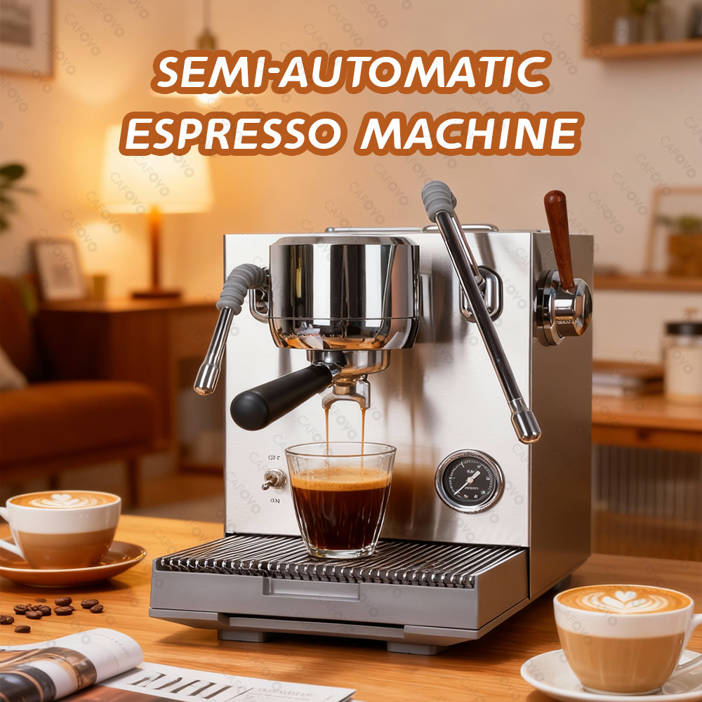 Jual CAFOVO E120 9Bar Commercial Dual Boiler Espresso Machine ULKA Pump ...