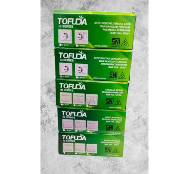 Jual Paket 1 Box isi 12 Pcs TOFUDA IB Saklar Engkel/ Saklar Seri ...