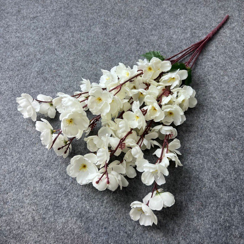 Jual Bunga Peach 7 Tangkai, Dekorasi Rumah Imlek Warna-Warni - Hiasan ...