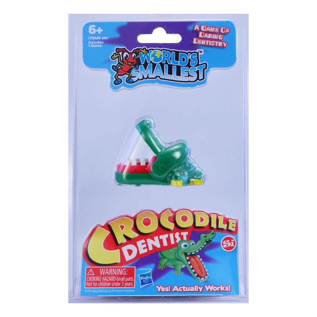 Jual WORLD'S SMALLEST Crocodile Dentist Game | Mainan Mini | Mainan ...