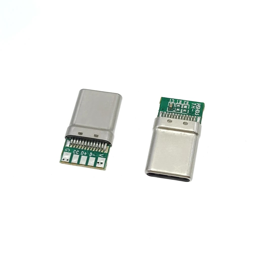 Jual 5PCS USB 3.1 Type-C CTOCPD 20W ug Connector 5Pin Male Receptacle ...