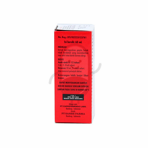 Jual Sanadryl Dmp Syrup 60 Ml Botol | Shopee Indonesia