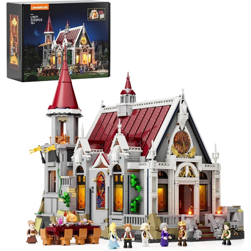 Jual Lumibricks Medieval Castle Banquet Hall Building Bricks Set ...