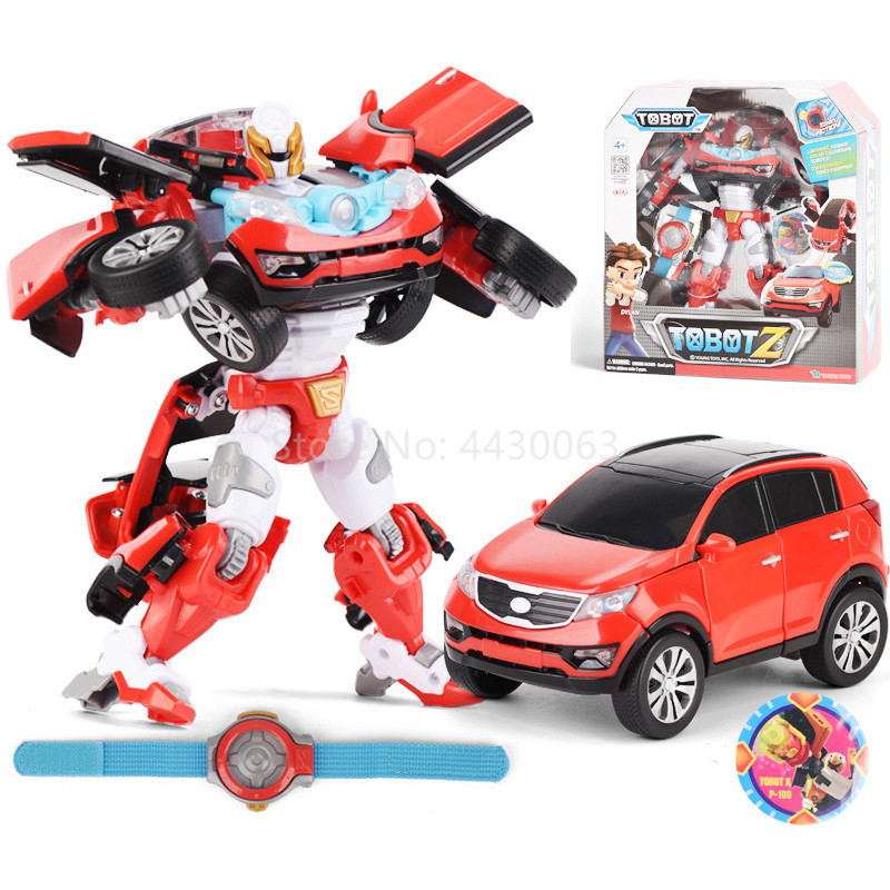 Jual Big!!! ABS Tobot Transformation Robot Toys Korea Cartoon Brothers ...
