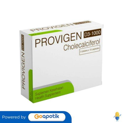 Jual Provigen D3-1000 Box 30 Kapsul | Shopee Indonesia