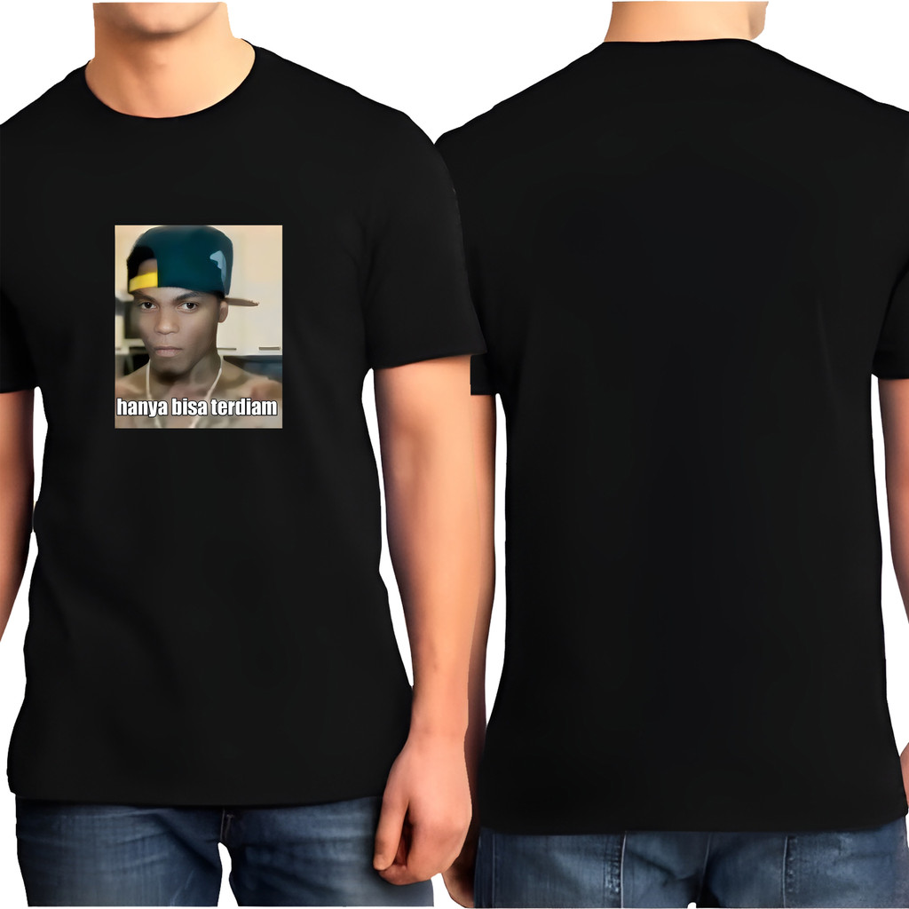 Jual Kaos MEME HANYA BISA TERDIAM, MUKA JAWA, SAHABAT SELAMANYA ...