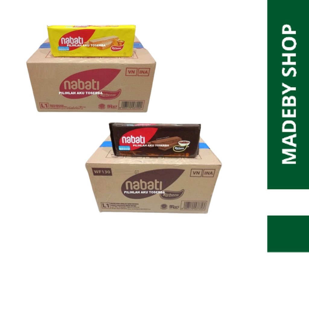 Jual wafer nabati 110 gram 1 dus isi 24 pcs | Shopee Indonesia