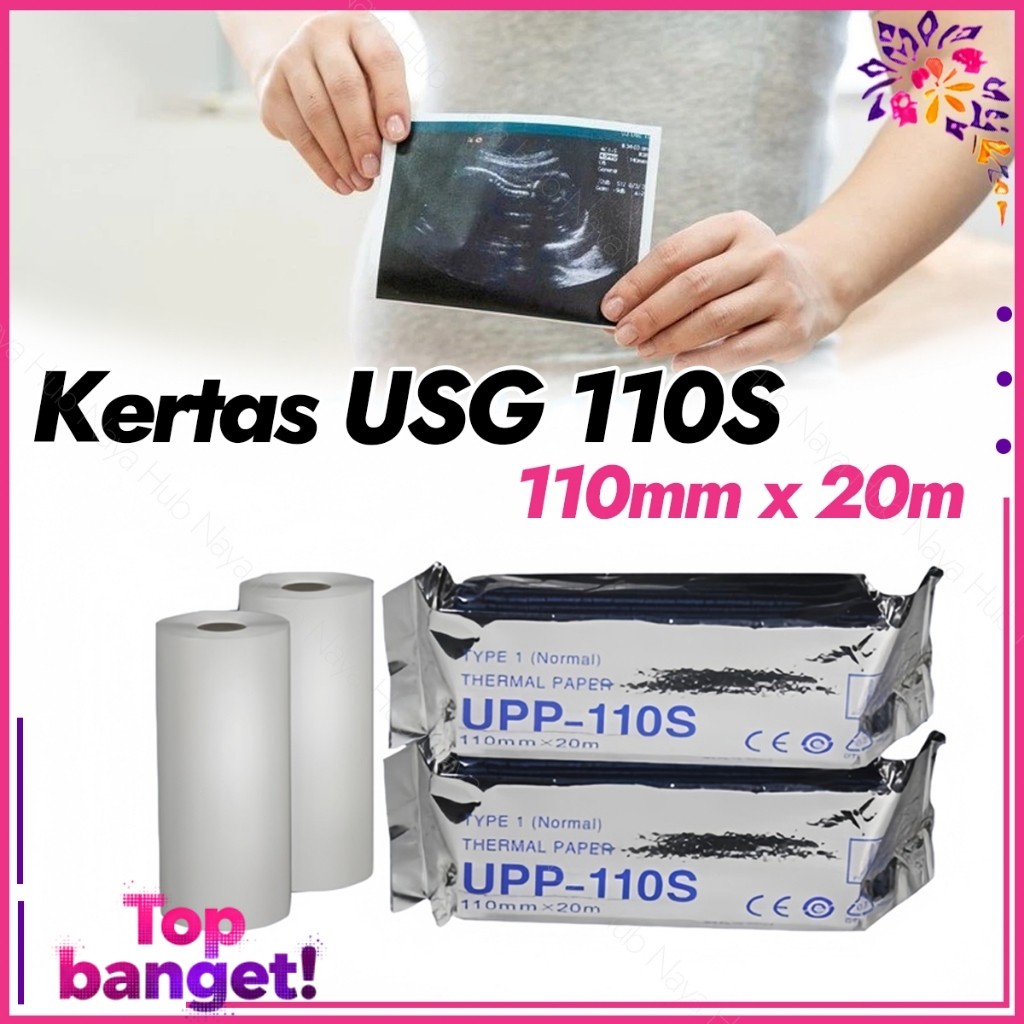 Jual Kertas USG Sony UPP 110S (Original) Kertas Thermal 110mm | Thermal ...