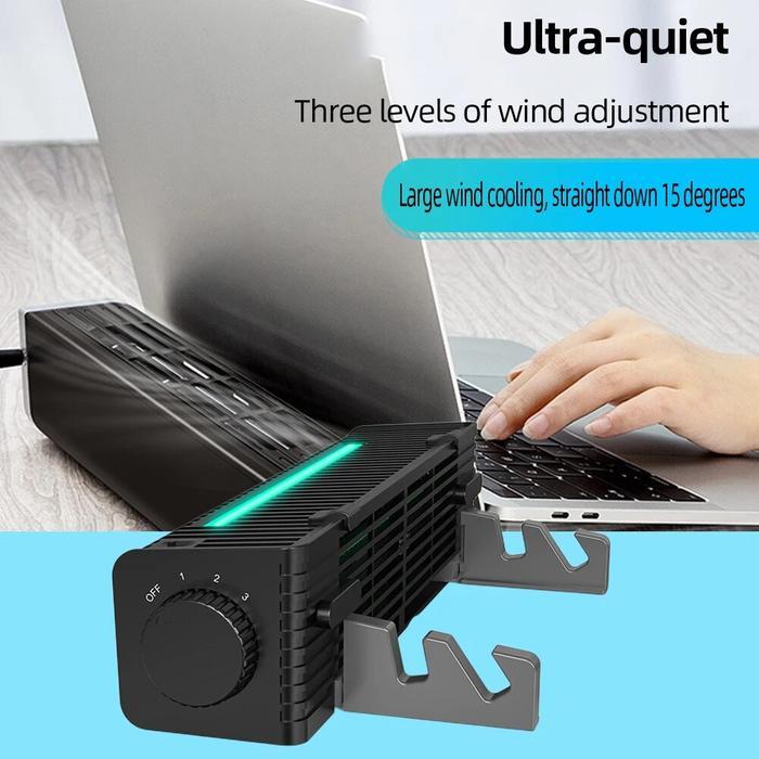 Jual Laptop Cooler Stand Cooling Fan for MacBook Air Pro Laptop Pad ...