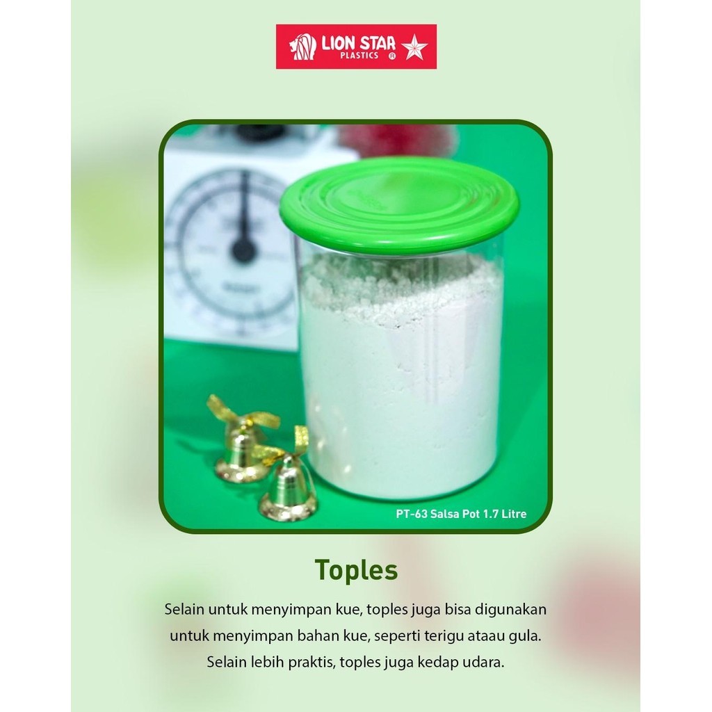 Jual BEZTON Lion Star PT-63 Salsa Pot 1.7 Litre Toples Keripik Premium ...