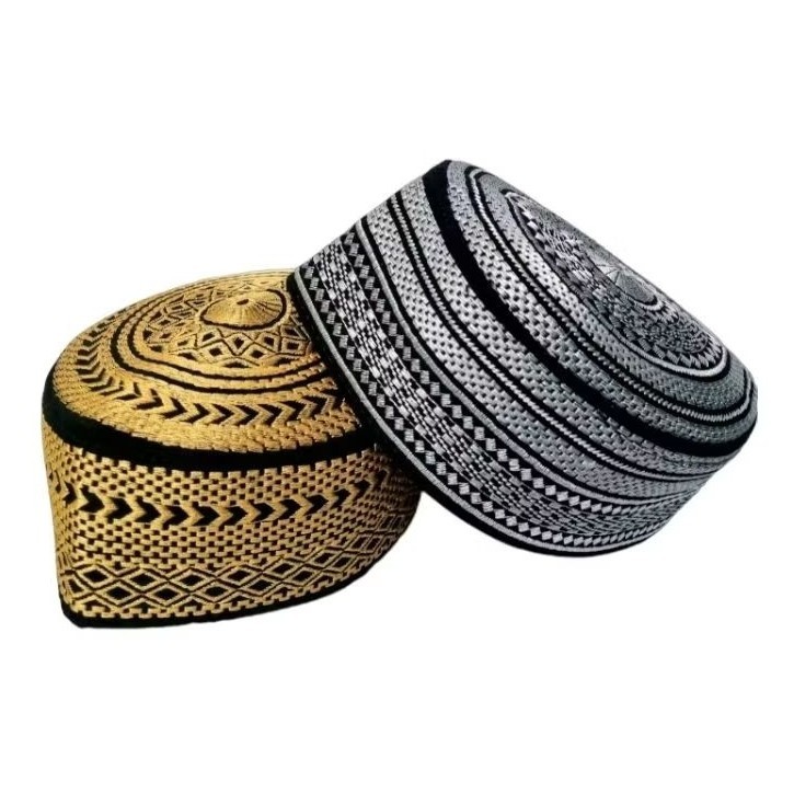 Jual Peci Bugis Mode Bordir Eksklusif - Songkok Haji Keras Kokoh ...