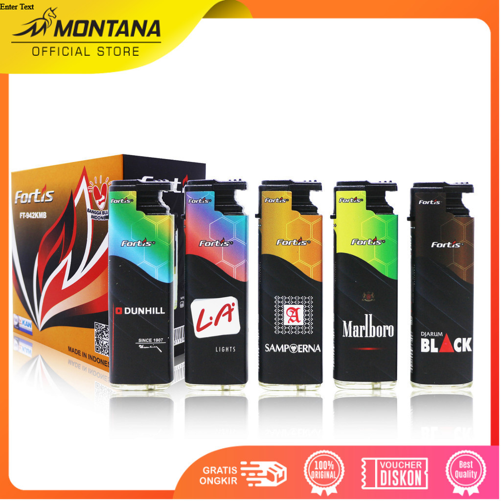 Jual Montana Gas Lighter / Korek Api Bara / Tahan Angin MN-942 KMB ...