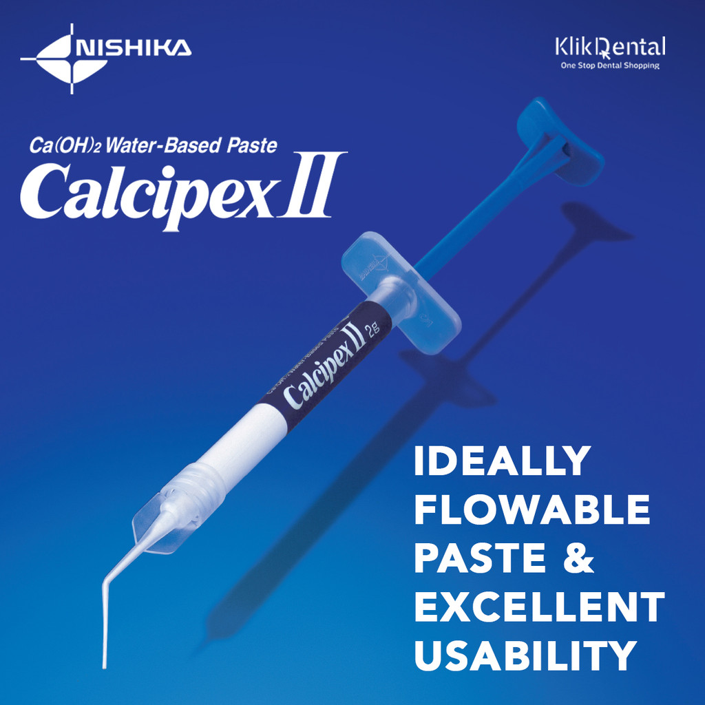 Jual KLIK DENTAL Calcipex II Calcium Hydroxide Endo paste | Shopee ...