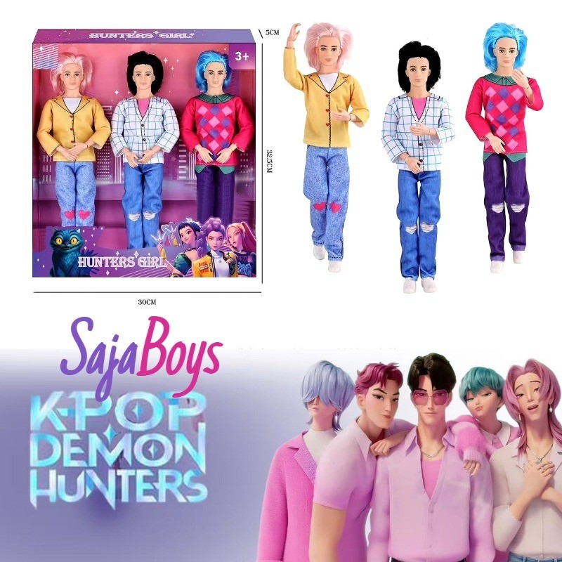 Jual 2025 NEW Doll Toys Kpop Demon Hunters Action Figure Toy Saja-Boys ...
