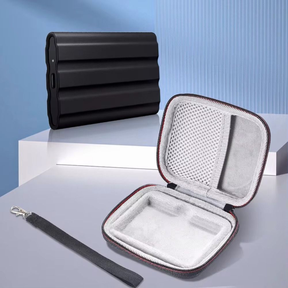 Jual Portable Storage Bag with Lanyard Anti Scrat Hard EVA Case ...