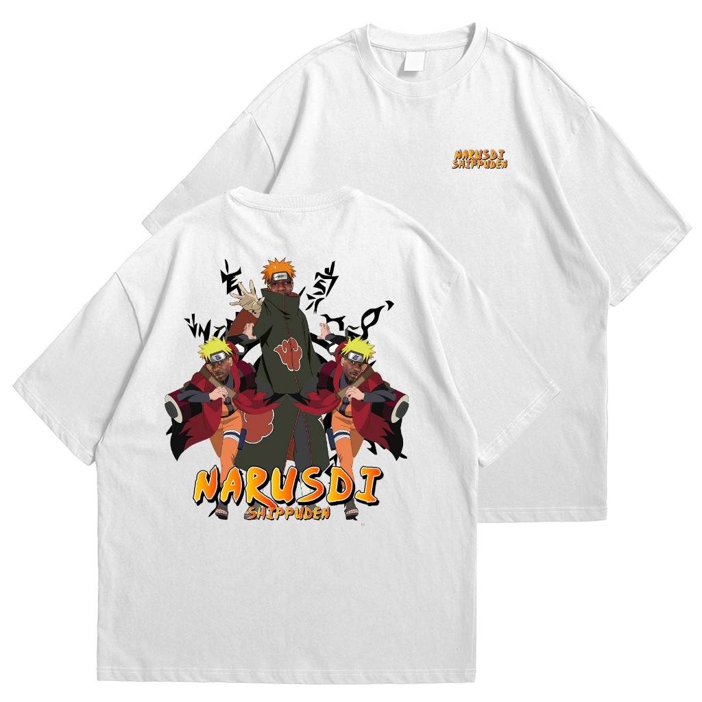 Jual Kaos Narusdi Shippuden - Rusdi Jomok JMK48 Ambatukam - Kaos Meme ...