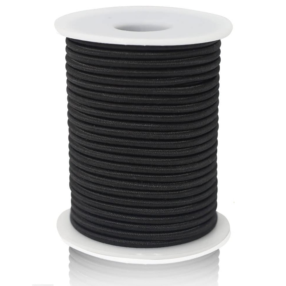 Jual 3mm Elastic Cord Colorful Round Bungee Cord Roll 144 Yards Shock ...