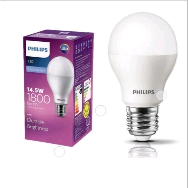 Jual Lampu LED PHILIPS 14.5 Watt 19 Watt Putih Cool DayLight Body Besar ...