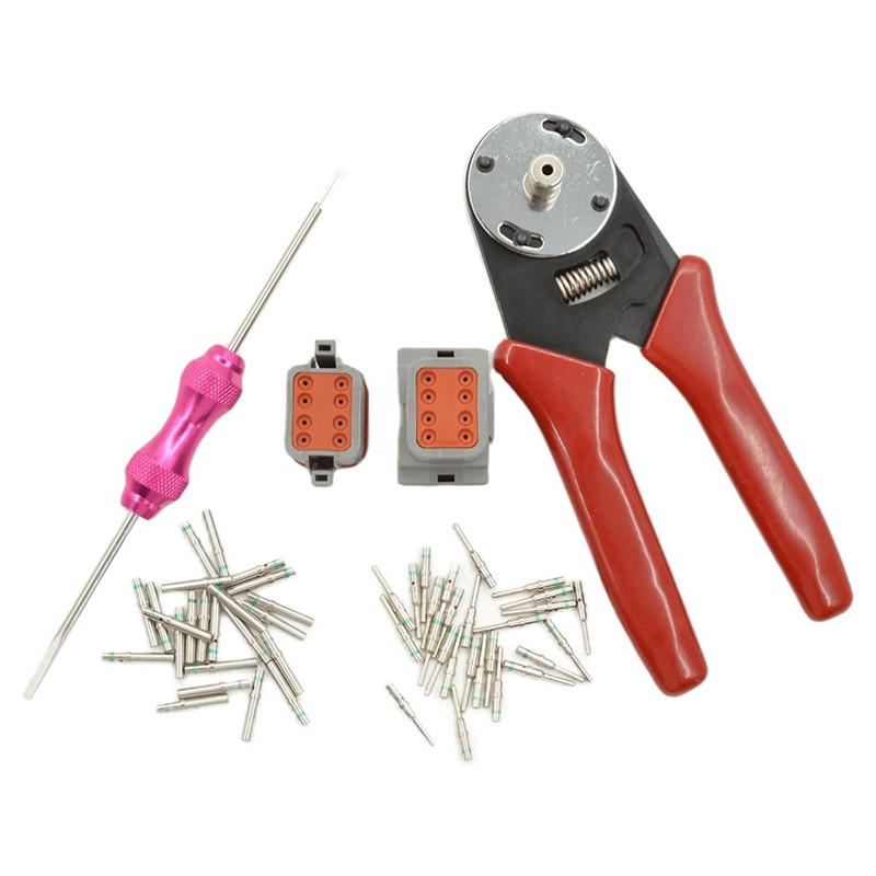 Jual For Deutsch Closed Barrel Crimper, Solid Barrel Contact & Circular ...