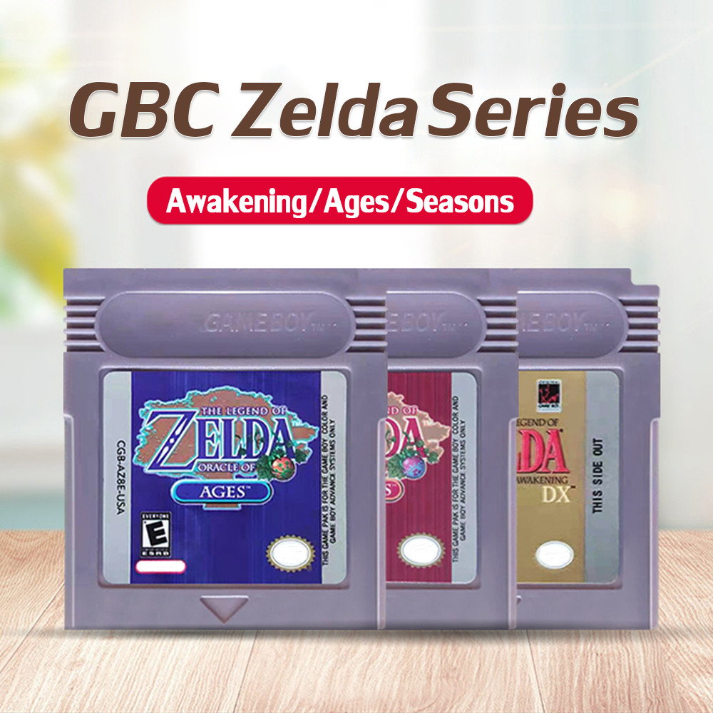 Jual GBC Card Zelda 16Bit Video Game Cartridge Console Card for Gameboy ...