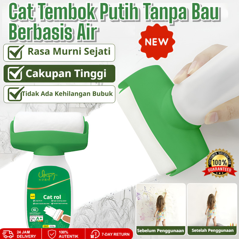 Jual [Pengiriman Cepat 24 Jam]Cat Tembok Putih Berbahan Dasar Air Yang ...