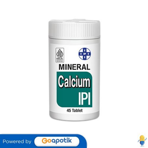 Jual Ipi Mineral Calcium Botol 45 Tablet | Shopee Indonesia