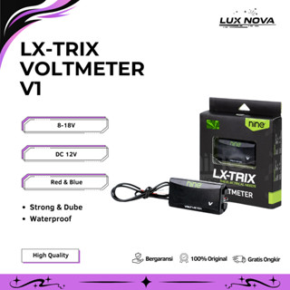 Jual Voltmeter Digital Aki Jam Ampere Alat Ukur Tegangan Universal ...