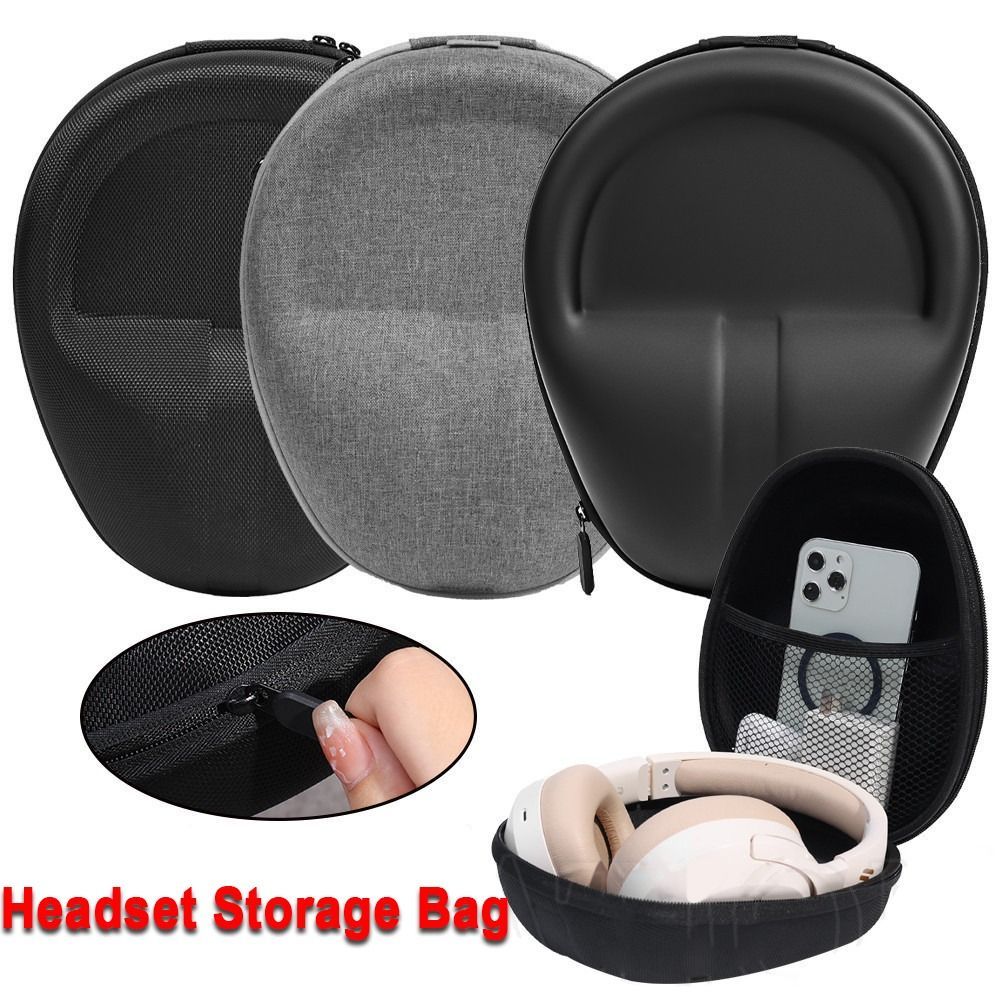 Jual Bluetooth Headset Storage Bag Cover Hard EVA Travel Carrying Case ...