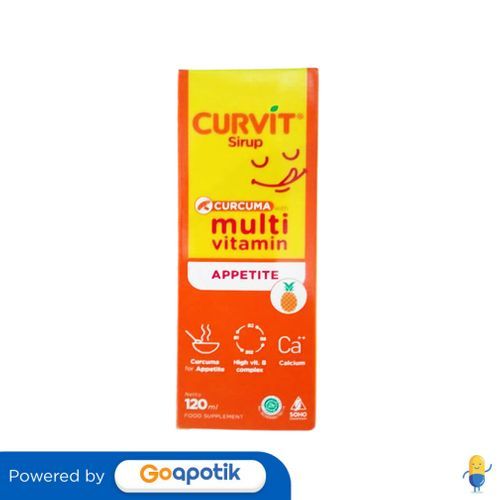 Jual Curvit Syrup Isi 120 Ml Botol | Shopee Indonesia