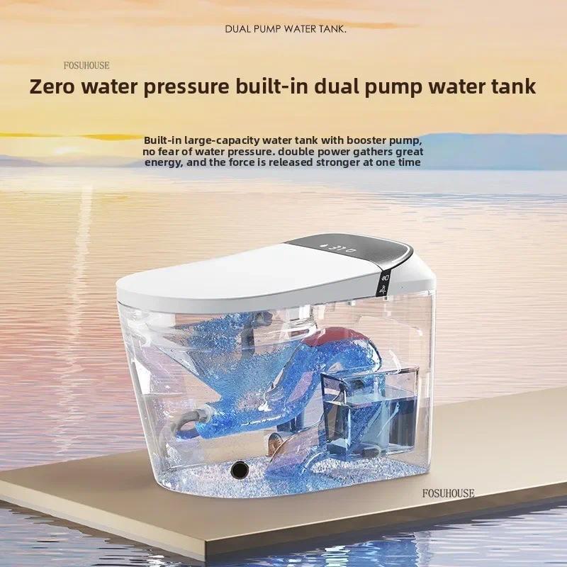Jual Modern Simple Smart Toilet Smart Flip, Flush and Dry Home Bathroom ...