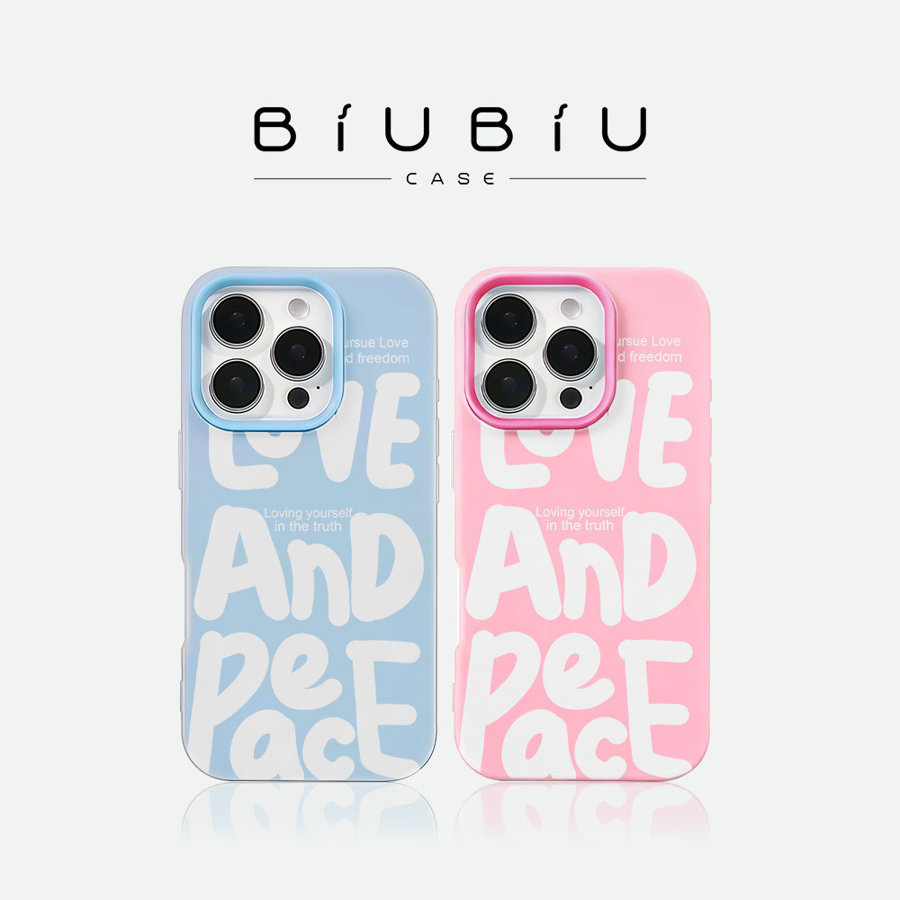 Jual BIU BIU CASE Jelly Color 2 in 1 Case - Compatible pink blue love ...