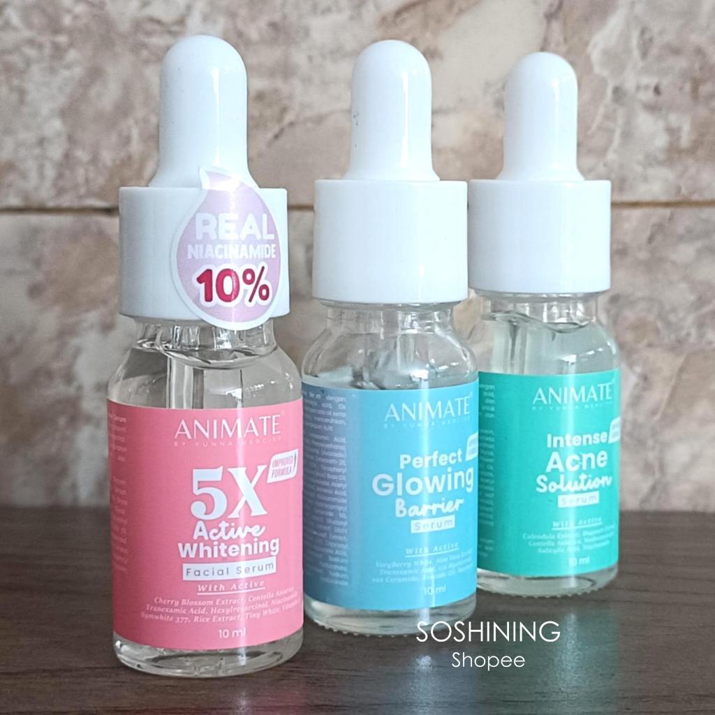Jual ANIMATE Facial Serum 5X Active Whitening, Perfect Glowing Barrier ...