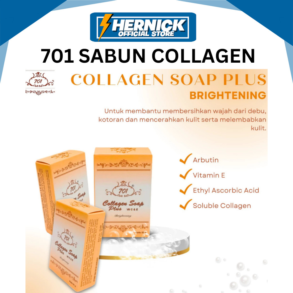 Jual 701 Sabun Collagen Facial Soap Collagen Plus Vit C & E 85 Gram ...