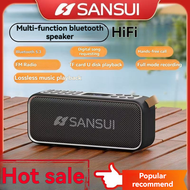 Jual SANSUI F36 Retro FM Rao Wireless Bluetooth Speaker USB/TF Mini ...