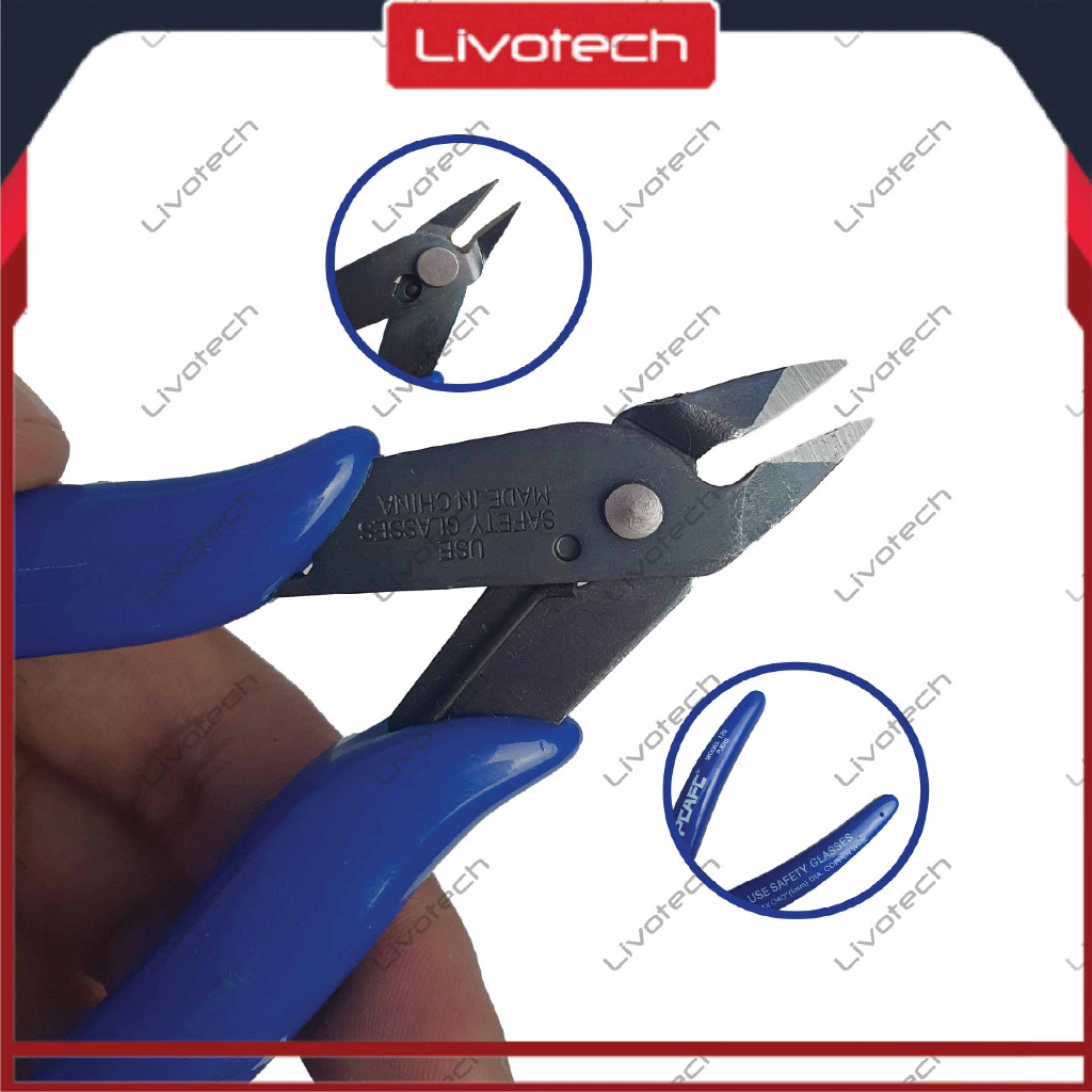 Jual Tang Potong Pcafc 170 Plier Wire Cutter 5 inch Soft Spring Kawat ...