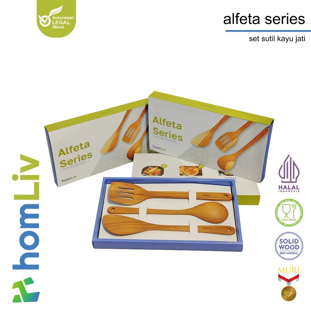 Jual homLiv Alfeta Food Grade Set Paket Hampers Sutil Isi 3 Model ...