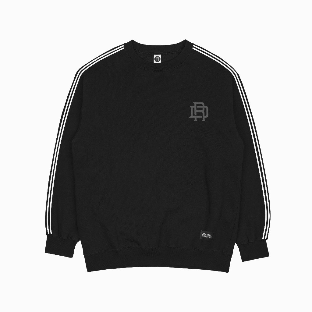 Jual DELISTORE Dezirose Sweater Crewneck Linea Two Strip Logo Pria ...
