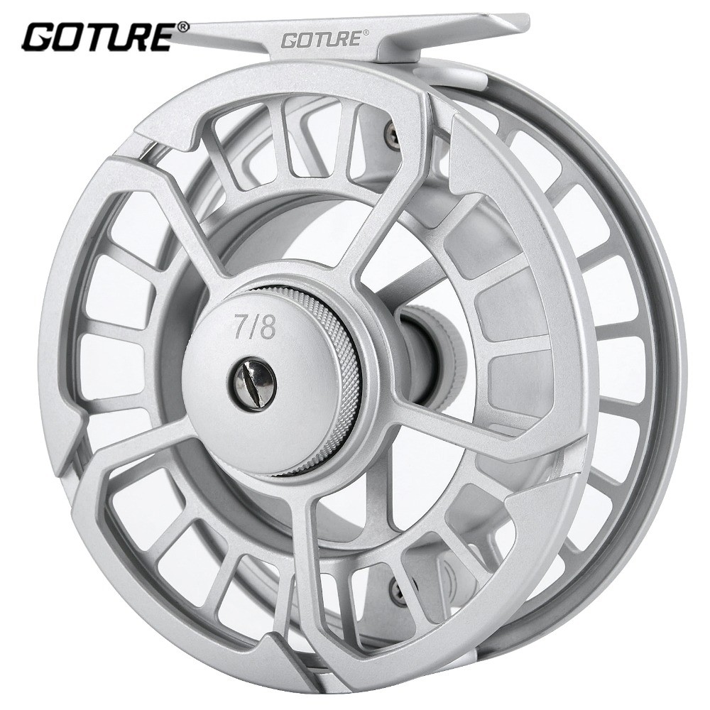 Jual Goture 3/4 5/6 7/8 9/10 WT Fly Fishing Reel 2+1BB C Mained Metal ...